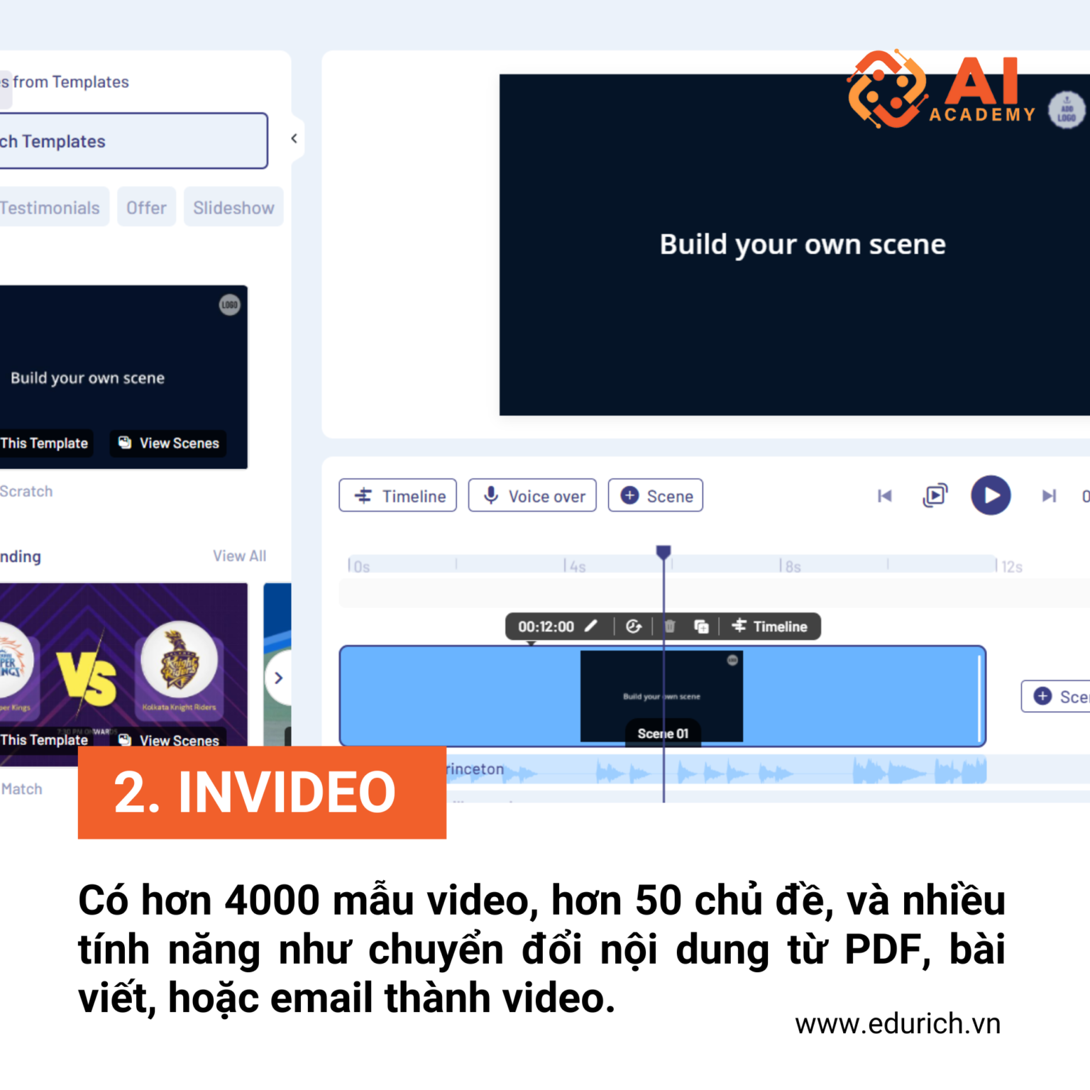Top 5 công cụ AI làm video tốt nhất - AI ACADEMY - Học viện Đào tạo và Ứng dụng AI